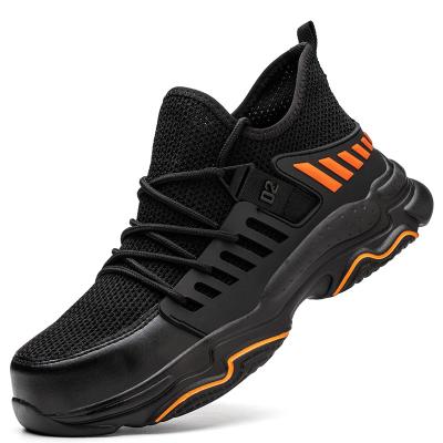 Cina SHENGJIE OEM Scarpe da lavoro in acciaio a punta di piedi in pelle in microfibra suola esterna in EVA anti-perforazione Scarpe di sicurezza antiscivolo in vendita