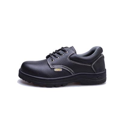 China Sapatos de trabalho Shengjie em relevo de couro de vaca Material superior e sola exterior de borracha Material Sapatos de segurança de qualidade à venda