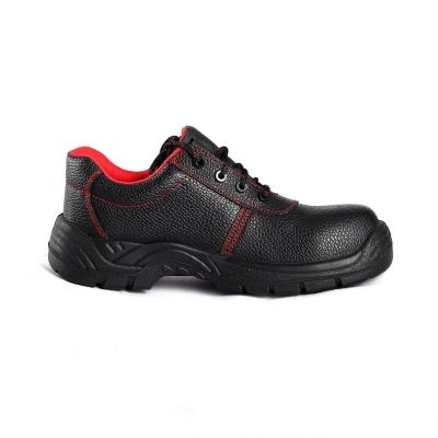 Steel Toe Lace up Puncture Slip Resistance Black PU Mesh Men's Safety Shoes