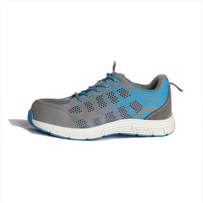 Cina Shengjie Scarpe da lavoro reticolabili Respirante Acciaio alto standard Kevlar Protezione del fondo Scarpe da uomo di sicurezza in vendita