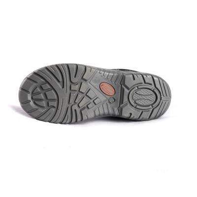 China EVA Insole PU Leather Safety Shoes Black Lace Up Leather Steel Toe Puncture Resistance for sale