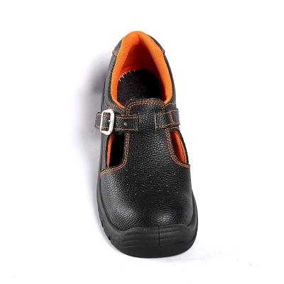 Cina Lace Up PU Sole Intaglio di cuoio Maglia superiore Comodo EVA Stivali da lavoro Scarpe di sicurezza in vendita