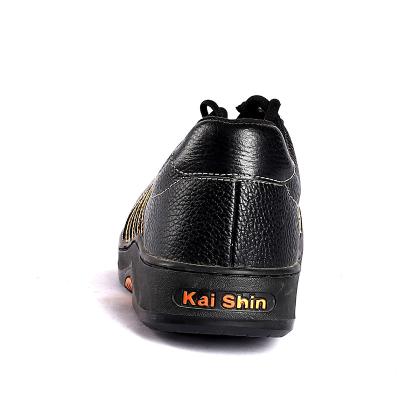 China Breathable Leather Steel Toe To Prevent Puncture Wide Last BK Mesh Breathable Safety Shoes for sale