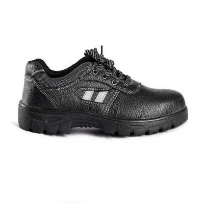 Cina EU 36-47 Stivali da lavoro di base in rilievo di cuoio di mucca superiore pizzo fino chiusura occhiali da vista in metallo scarpe di sicurezza da azione in vendita