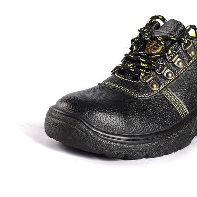 Cina Confortevole suola EVA Acciaio a punta Nera Maglia di cuoio PU sola resistenza alla foratura Scarpe di sicurezza di lavoro in vendita