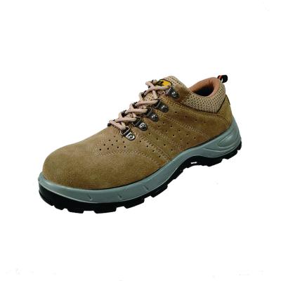 Cina Shengjie uomo pelle Acciaio cappello anti-sfaccettatura anti-piercing resistente all'usura scarpe di sicurezza respirabili scarpe da lavoro in vendita