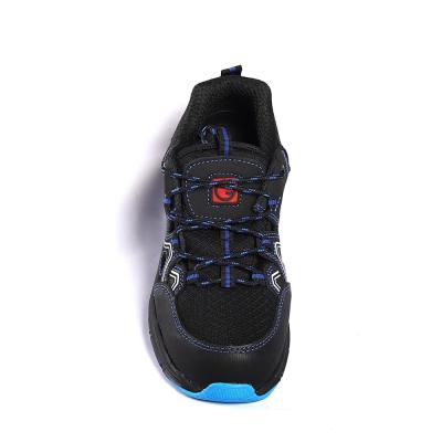 Metal Toe Slip Resistant Unisex Comfortable EVA Insole Blue Sole Steeltoe Safety Shoes