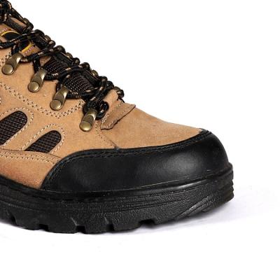 Steel Toe Low Cut Slip Oil Resistant Microfiber Leather Mesh Rubber Worker Safety Shoes