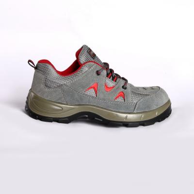 Cina Shengjie Metal Eyelet Leather Mesh Slip and Oil Resistant Funzioni di lavoro Sport PU Man Scarpe di sicurezza in vendita