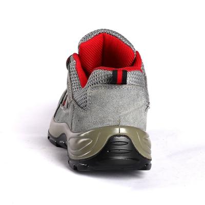 Cina Shengjie Metal Eyelet Leather Mesh Slip and Oil Resistant Funzioni di lavoro Sport PU Man Scarpe di sicurezza in vendita