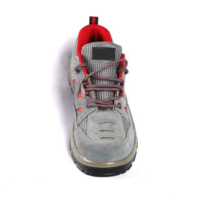 Cina Shengjie Metal Eyelet Leather Mesh Slip and Oil Resistant Funzioni di lavoro Sport PU Man Scarpe di sicurezza in vendita