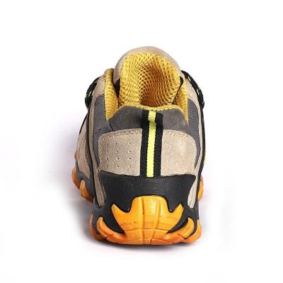 China Shengjie Unisex Microfiber Leer Boven Mesh Glijvast Rubberen Buitenzol Kleet Sport Veiligheidschoenen Te koop