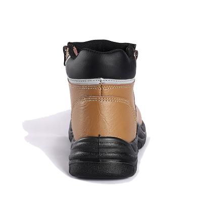 Shengjie Work Shoes Wholesale Custom Manufacturer Embossed cow Leather Steel Toe Work Safety Shoes