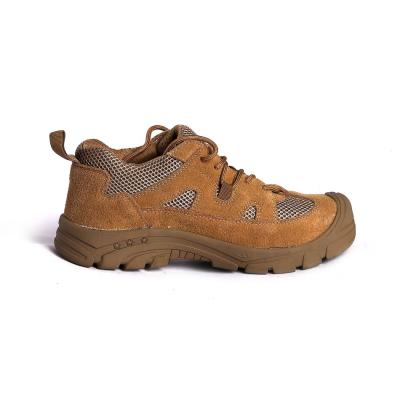 Cina Confortevole Unisex Mesh Microfibra Pelle Materiale superiore di gomma Marrone Scarpe di sicurezza traspiranti in vendita