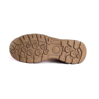 Cina Confortevole Unisex Mesh Microfibra Pelle Materiale superiore di gomma Marrone Scarpe di sicurezza traspiranti in vendita
