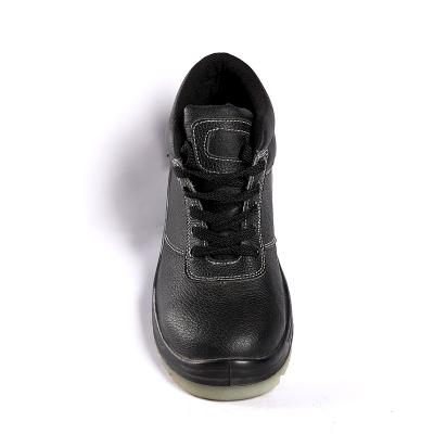 Cina SHENGJIE Scarpe da lavoro protettive industriali traspiranti in rilievo di cuoio di mucca Scarpe da allenamento casual Scarpe da sicurezza per piedi in acciaio in vendita