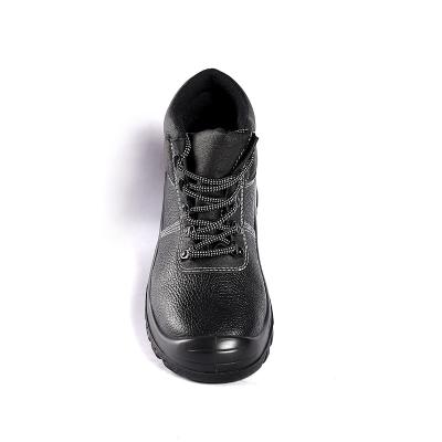 OEM/SHENGJIE Premium Quality Durable Work Shoes Embossed Cow Leather Upper Anti-Static Technology Steel Toe Safety Shoes