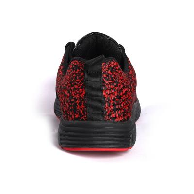 Cina Shengjie Red Fly Knit Calzature resistenti al foramento MD Suola esterna Stivali da lavoro Assorbimento di urti Scarpe di sicurezza traspiranti in vendita