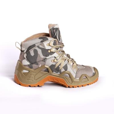 China Shengjie Oxford Fabric Upper PU Outsole Rubber Negative Breathable CP FG Hiking Boots Waterproof Outdoor Shoes for sale