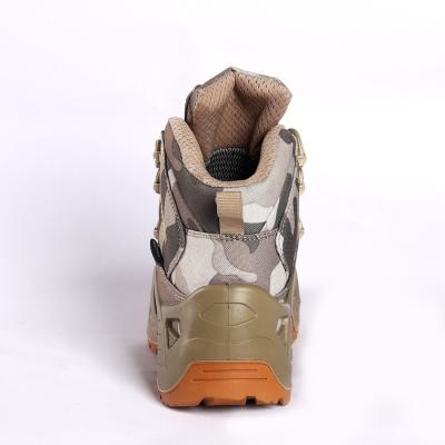 China Shengjie Oxford Fabric Upper PU Outsole Rubber Negative Breathable CP FG Hiking Boots Waterproof Outdoor Shoes for sale