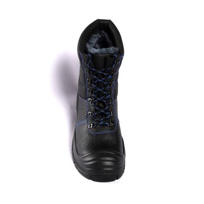 Cina Shengjie Black Calzature Lace Up Cut Steel Toe PU Sole Protezione Shock Funzione Anti Slip Scarpe da lavoro Scarpe di sicurezza in vendita