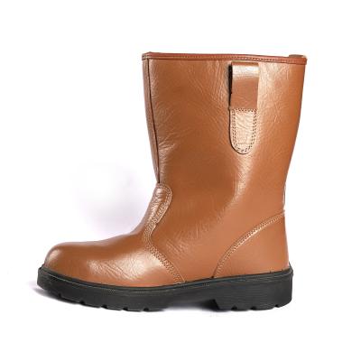 Cina Calzature Shengjie Calzature da lavoro personalizzabili Calzature da lavoro per uomini Acciaio Piede impermeabile Antiscivolo Stivali da lavoro calzature a taglio alto in vendita