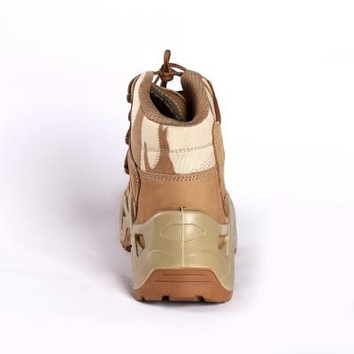 Cina Shengjie Stoffa a maglia traspirante Scarpe leggere in pelle di mucca con suola esterna in gomma PU resistente Scarpe da esterno di alta qualità in vendita
