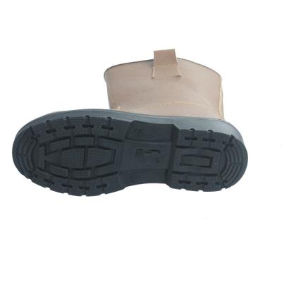 Cina Shengjie Steel Toe Cap Lace Up Cut Safety Boots con Anti Slip e Shock Absorbing PU Sole Heel Protect Safety Shoes in vendita