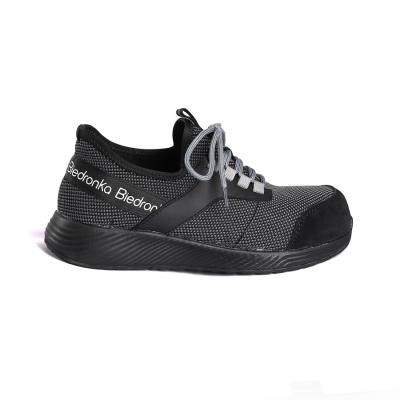 Cina Funzione di assorbimento degli urti di Shengjie Fly Knit Scarpa traspirante con pizzo e EVA materiale della suola S3 Scarpe di sicurezza in vendita