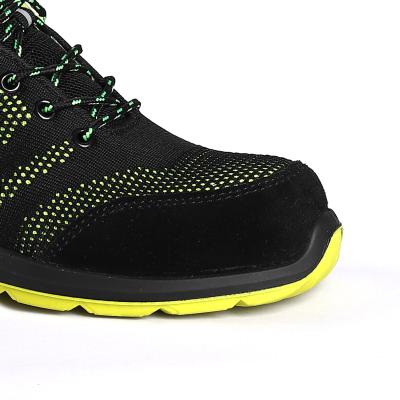 Cina Funzione di assorbimento degli urti Scarpe a maglia respiratorie con pizzo e suola EVA Scarpe di sicurezza S3 in vendita