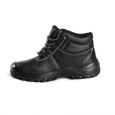 Cina LOGO personalizzato pelle vera resistente all'elettrostatica acciaio piedi scarpe da lavoro scarpe di sicurezza in vendita