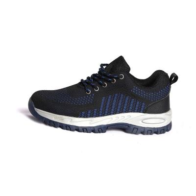 Cina Calzature di sicurezza metallo traspirante a punta di mosca a maglia Protective Lace up Scarpe con resistenza al foramento in vendita