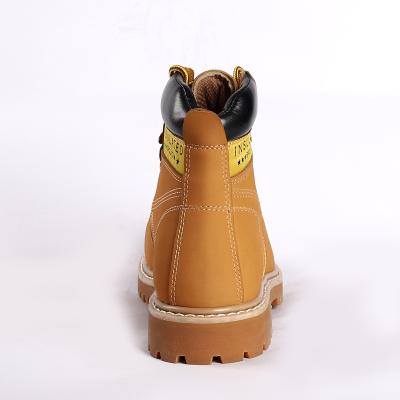 中国 透けるヌバック牛皮 上部素材 グッドイヤー ウェルト ローズアップ 閉ざしの安全靴 販売のため