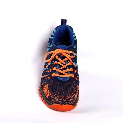 Cina Calzature di sicurezza in acciaio a punta e a mosca a maglia di tessuto superiore Flyknit Calzature di protezione per la massima protezione in vendita