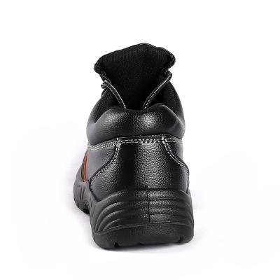 China Basic Safety Shoes Steel Toe Protection for Performance Embossed Cow Leather Labor Shoes Safety shoes for sale