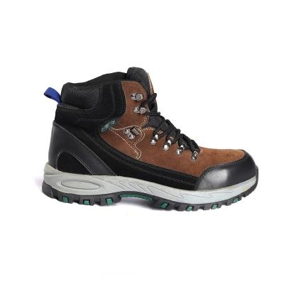 Cina Vacche suede UE 36-47 Calzature di sicurezza industriale con cuoio genuino Materiale superiore e piede in acciaio Stivali da lavoro in vendita