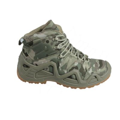 Cina Scarpe da esterno a lunga durata con capo impermeabile e occhiali in metallo PUPU OEM stivali da combattimento dell'esercito in vendita