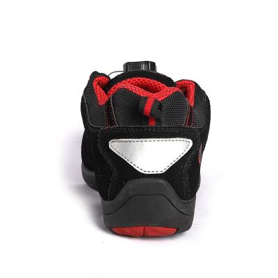 Cina Calzature di protezione standard in acciaio e in piastra con capo basso e tela in pelle di mucca suede in vendita