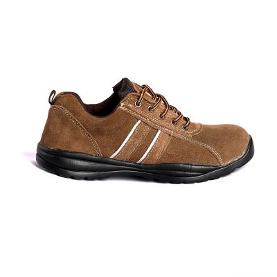 Cina Scarpe protettive unisex con capo basso realizzate in pelle vera in vendita