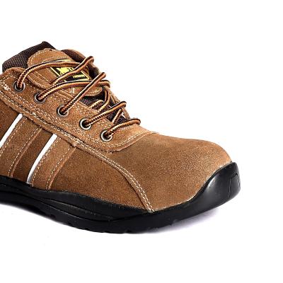 Cina Scarpe protettive unisex con capo basso realizzate in pelle vera in vendita