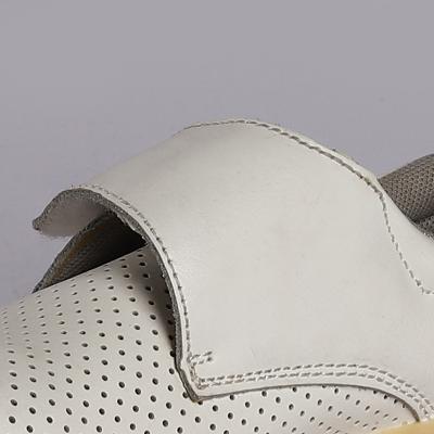 Cina Tasse US 5-14 Scarpe di sicurezza a taglio basso con chiusura a pizzo e parte superiore in pelle di mucca in rilievo in vendita