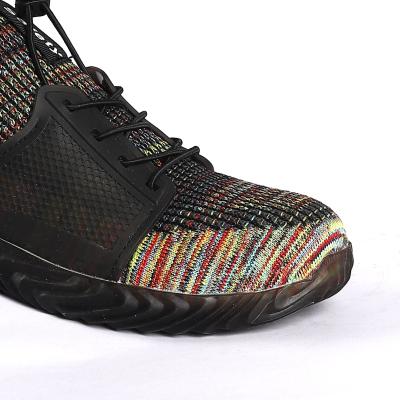 China OEM of SHENGJIE Fly Knit veiligheidsschoenen met stalen teenbescherming Anti-slip Ja Te koop