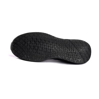 China Sapatos de segurança de borracha de tecido de nylon de tricô de língua de borracha com pálpebras metálicas à venda