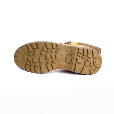 China Sapatos de ar livre versáteis com parte superior de couro de vaca de camarão de tecido de língua de nylon de tecido de gusset botas de caminhada à venda