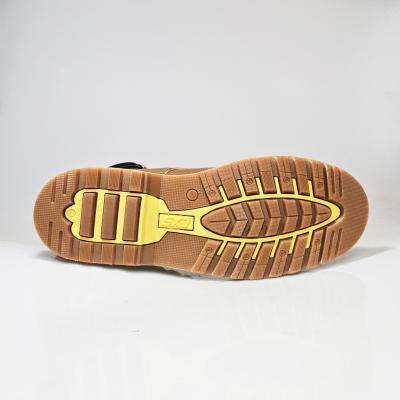 Cina Pelle a grano pieno di lunghezza standard pizzo Goodyear Scarpe resistenti al pericolo di scossa elettrica suola esterna in gomma resistente agli urti in vendita