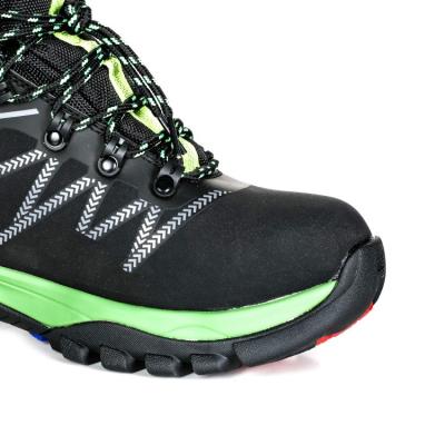 Cina Diverse dimensioni e finiture Polpa d'acciaio con occhiali in metallo Scarpe di sicurezza unisex Medi taglio tacchi alti Stivali da lavoro in vendita