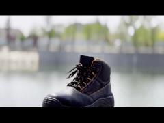 Calzado transpirable de cuero genuino unisex con calentamiento resistente/aceite resistente PU/zapatillas de seguridad con suela exterior de PU