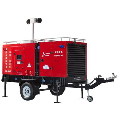 China Multi-Functional Integrated Drainage Pump Diesel Engine Farm Irrigation Water Pump With Lighting System for sale