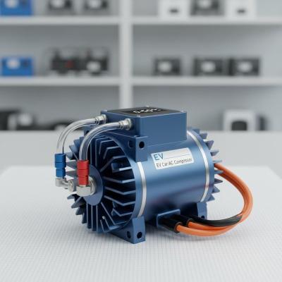 China 0-50°C Operating EV Car AC Compressor Refrigerant R134a Cooling Component for Electric Vehicle Air Conditioning Systems for sale