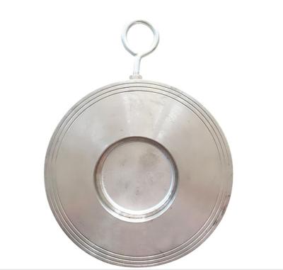 China H74w Dn100 Cf8 Non Return Single Plate Flap Stainless Steel dual  Check Valve for sale